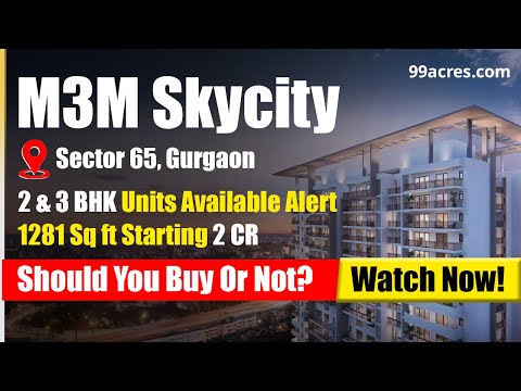 M3M Skycity Sector 65, Gurgaon Resale Price List, Brochure, Floor Plan ...