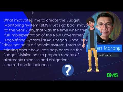 Budget Monitoring System (BMS) Overview and Goodbye
