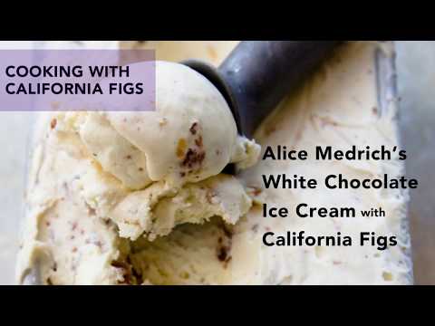 Alice Medrich's White Chocolate and Spiced Fig Ice Cream