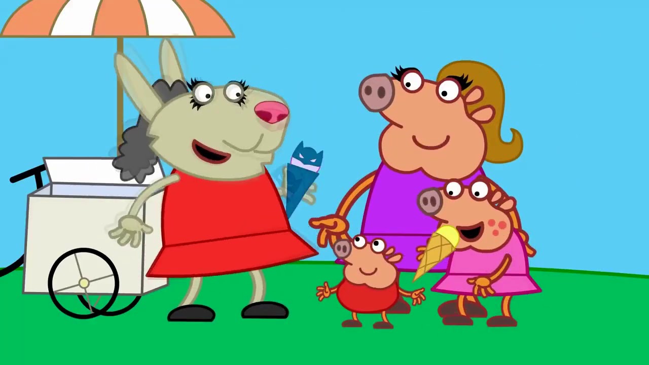 A GEORGE SE LE CAE EL HELADO CHUPA PIG