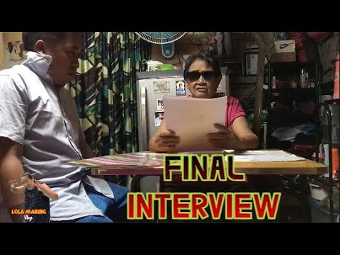 FINAL INTERVIEW | LOLA MANING