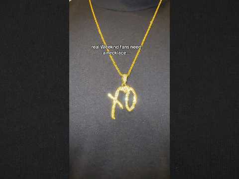 The Weeknd XO Necklace ❤️🔥 #theweeknd #xo #viralshorts