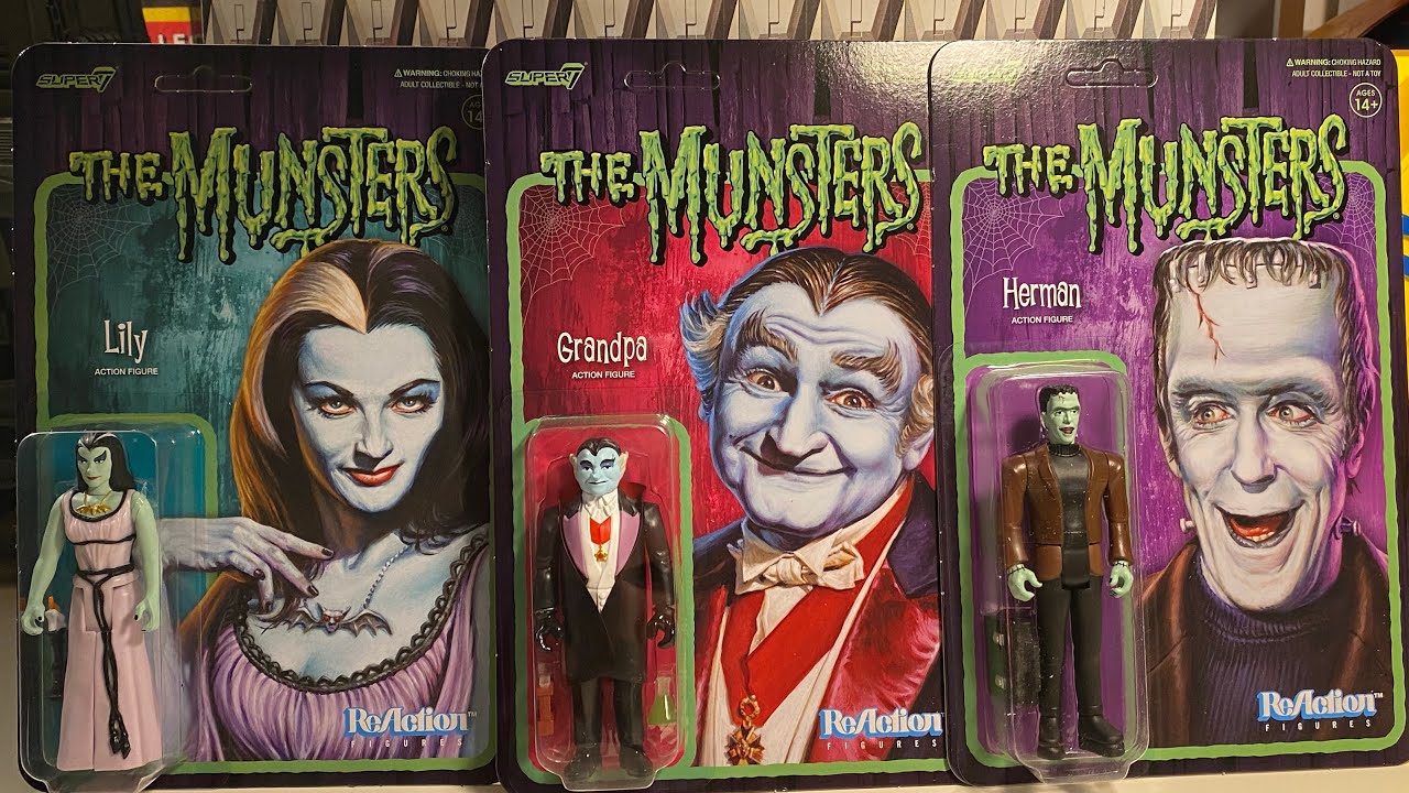 The Munsters ReAction Figures !!!