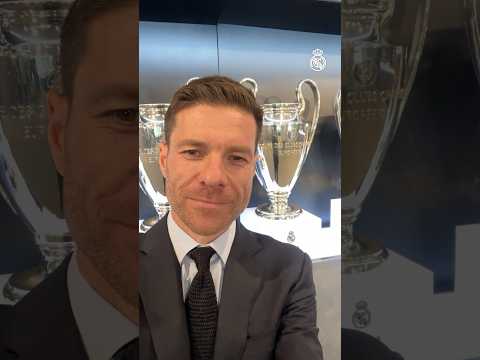 π€³ "Madridistas, I'm already here! I'm so happy to begin this new era. Hala Madrid!" #WelcomeXabi