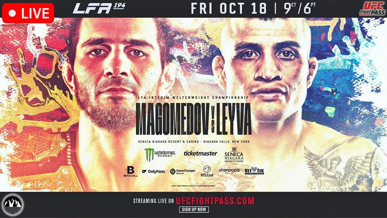 LFA 194: Magomedov vs. Leyva | LIVE STREAM | MMA FIGHT COMPANION Legacy Fighting Alliance NEW YORK