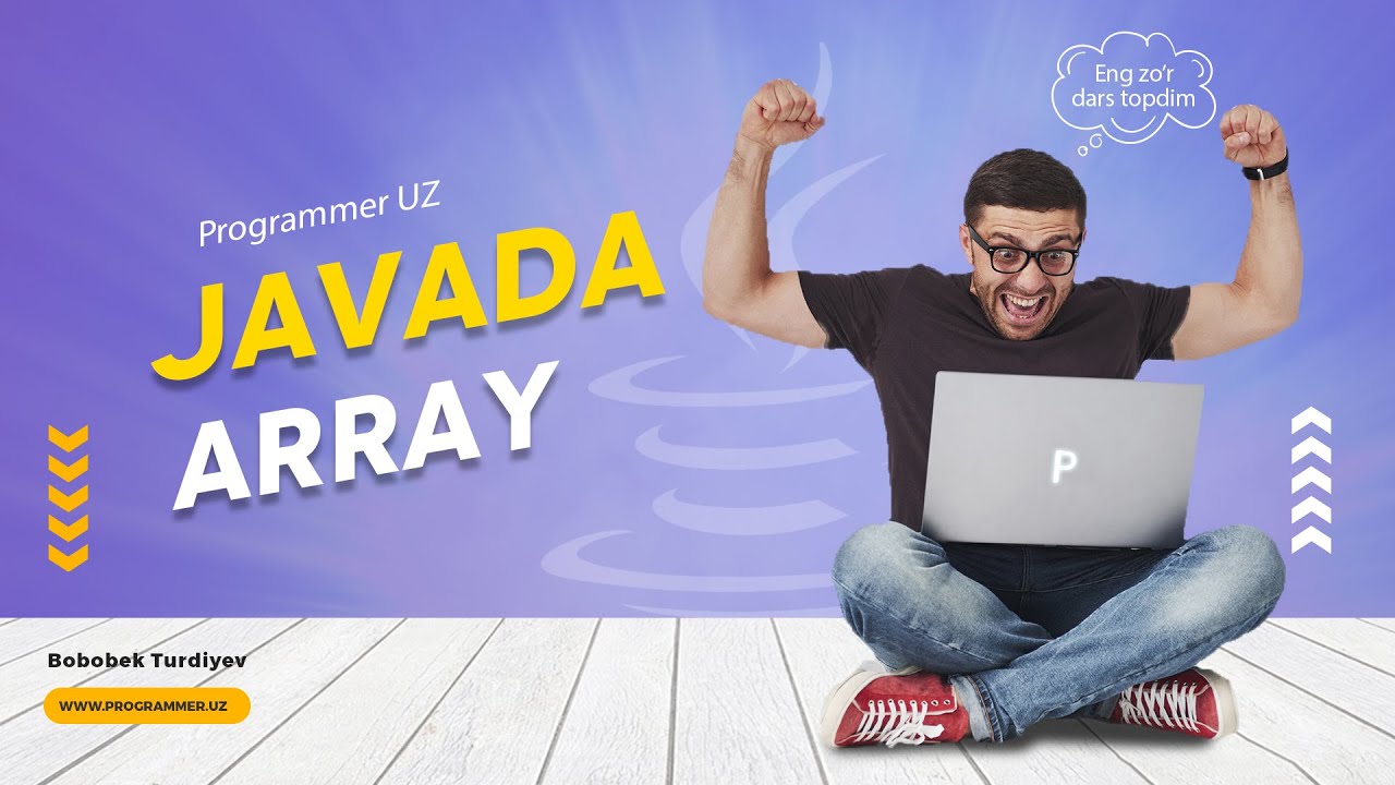 Array - Java dasturlash tili - Java darslari
