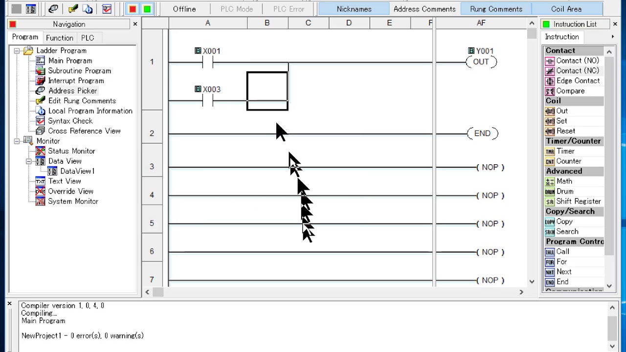 CLICK PLC Editing Software