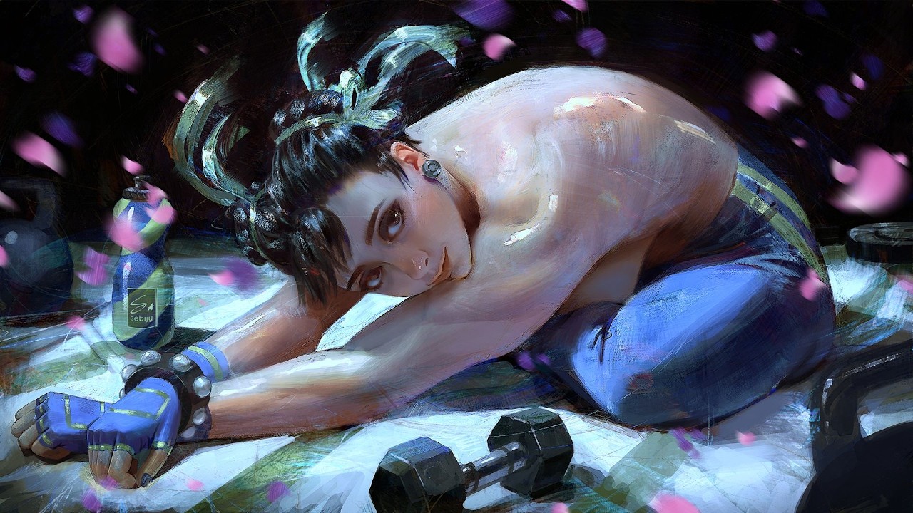 Illustration making - Chun-Li (preview)