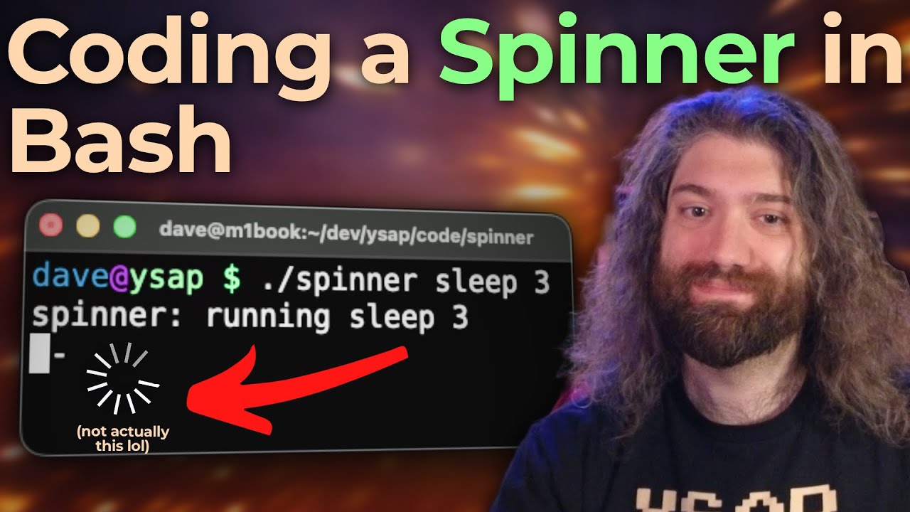 Creating a Terminal Spinner in Bash! Custom animations and background job management