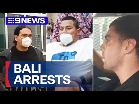 Three Aussies arrested over fatal Bali shooting after attempts to flee Indonesia | 9 News Australia