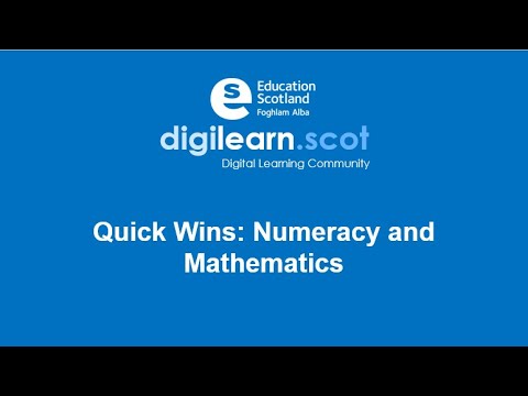 Quick Wins for Numeracy: CPA online – DigiLearn