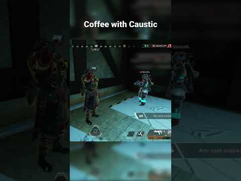 Coffee with Caustic - Lounging with Lifeline #apexlegends #apex #afk #mia #caustic #maskedlaugh