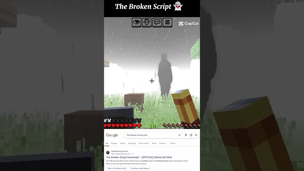 Scariest Minecraft Script? The Broken Script Horror