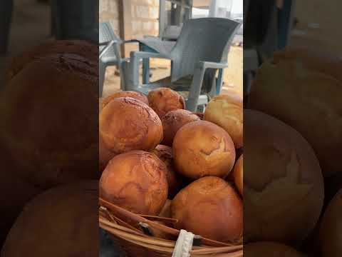 Popular Street Food in Accra Ghana (A must try) featuring Bofrot, Kenkey and Pork #food