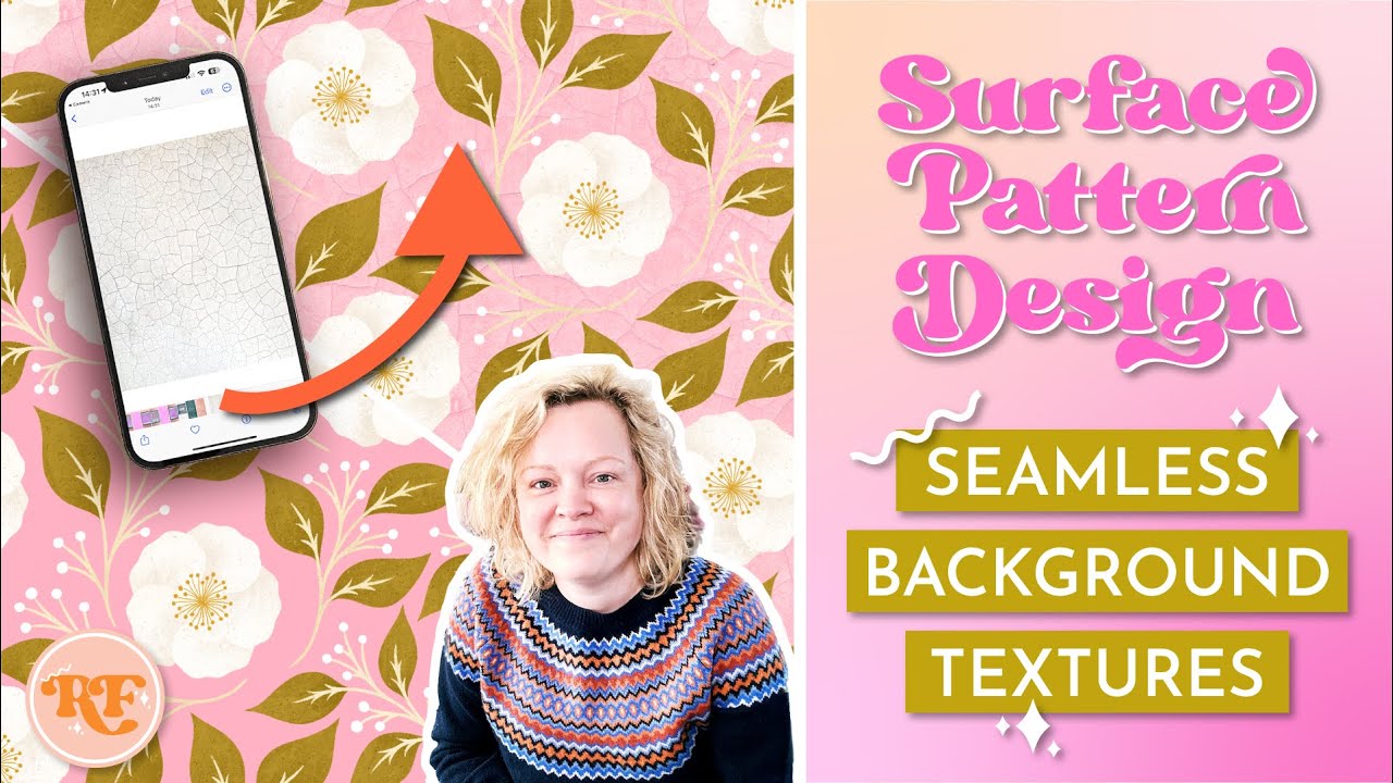 Seamless Background Textures for Surface Pattern Design