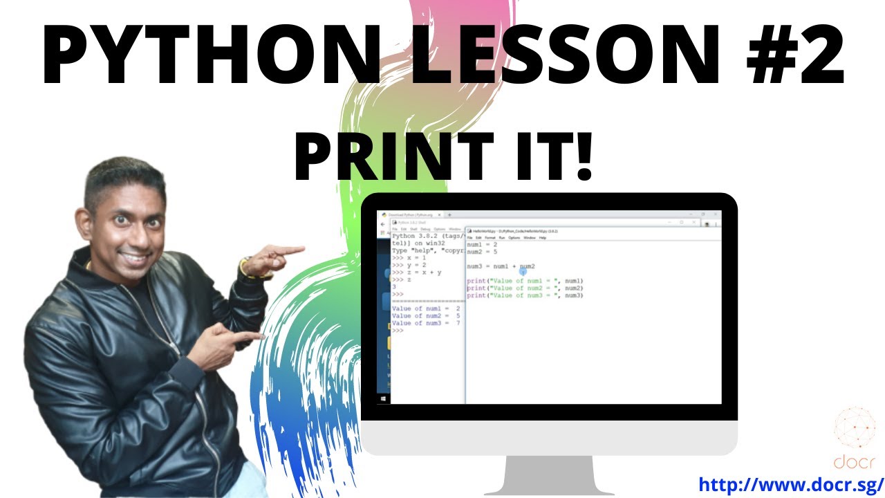 Python Lesson #2: Learn about the Print function