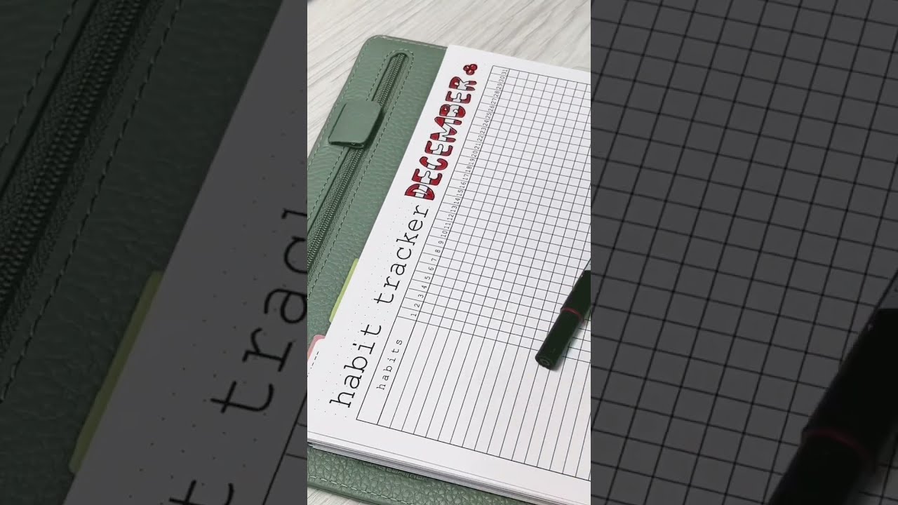 Getting my December #habittracker all ready. Helps to maintain and create new habits for the month.