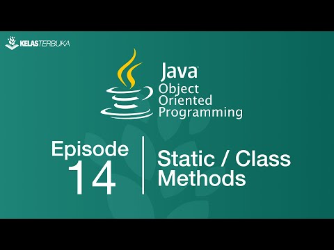 Learn Belajar Java OOP 14 Static atau Class Methods - Mind Luster