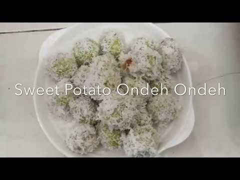 Sweet Potatoes Ondeh Ondeh