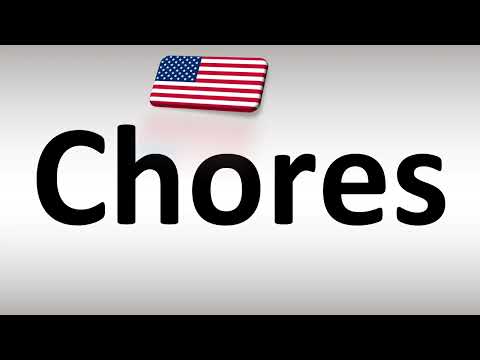 How to Pronounce Chores in US American English