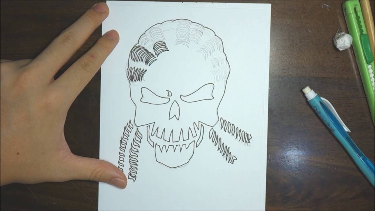 How to draw Slipknot logo (Suicide Squad)