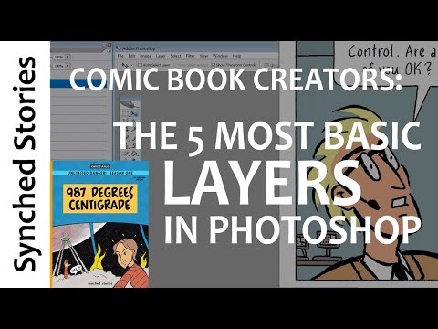 The 5 Most Basic Layers In Photoshop For Comic Book Creators | Synched ...