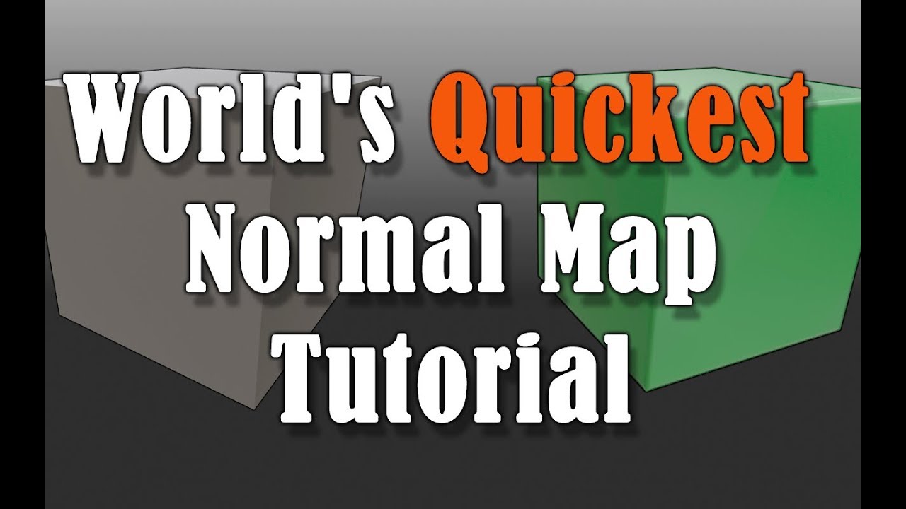 World's Quickest Normal Map Tutorial