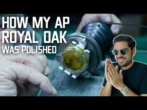 My AP Royal Oak Gets Polished! - Watch How The Pros Do It!!