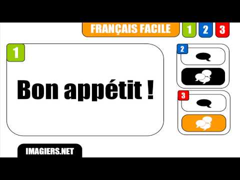 [French] [Repeat after me] # Bon appétit
