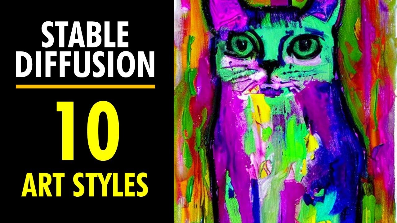 Stable Diffusion: 10 Easy Art Styles (Free AI Art Generator)