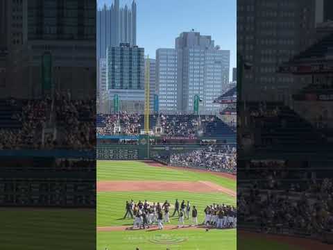 Oneil Cruz Injury and Bench Clearing Brawl + Live Footage 😨
