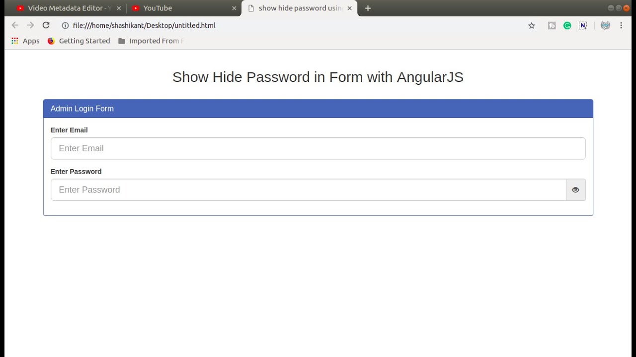 Show Hide Password Using AngularJs-2019