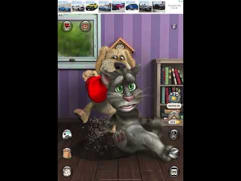 Playing Talking Tom Cat 2