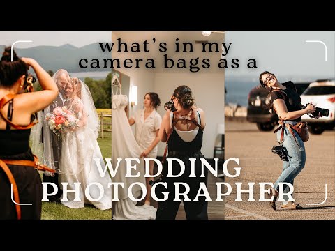 wedding photographer: what's in my camera bags as a wedding photog!