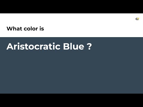 Aristocratic Blue color #354655 hex color - Blue color - Warm color 354655