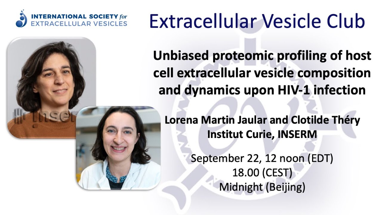 Extracellular vesicle composition and the EV Profiler: Clotilde Théry and Lorena Martin Jaular