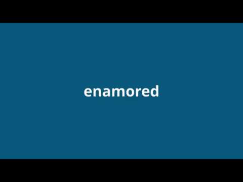 what is the meaning of enamored.