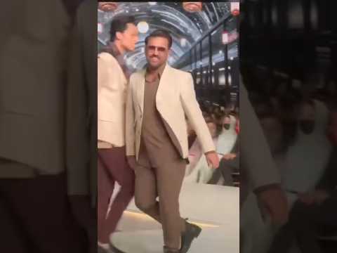 The Father Son Duo Jan Rambo Afzal Khan and Son Ahsan Khan Ramp Walk at Texpo Fashion Show #shorts