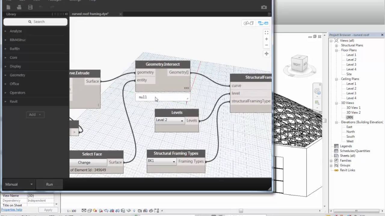 Dynamo Revit Structural Framing