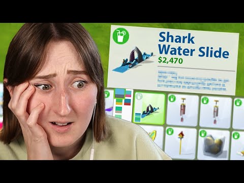 forcing myself to use the WEIRDEST item in The Sims 4