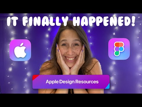 NEW Apple iOS 17 Figma library! | Walkthrough and how to use | Figma resource library 💛