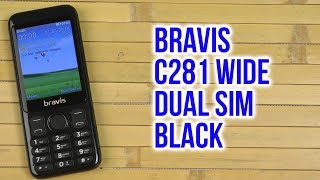 Bravis C281 Wide Black купити в інтернет-магазині: ціни на мобільний телефон C281 Wide Black ...