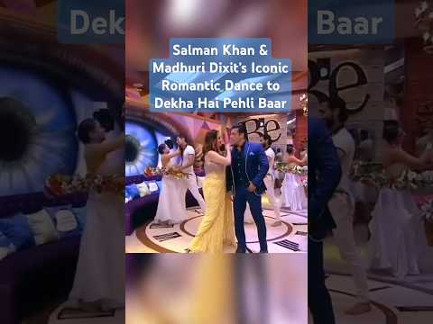Salman Khan & Madhuri Dixit’s Iconic Romantic Dance to Dekha Hai Pehli Baar#SalmanKhan #MadhuriDixit