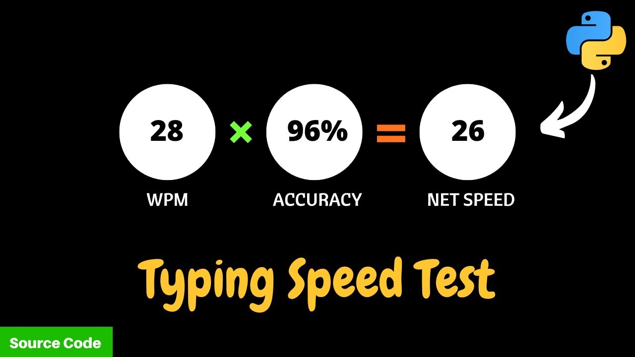 Test Your Typing Speed with Python | Tkinter Project | Python Project | PySeek