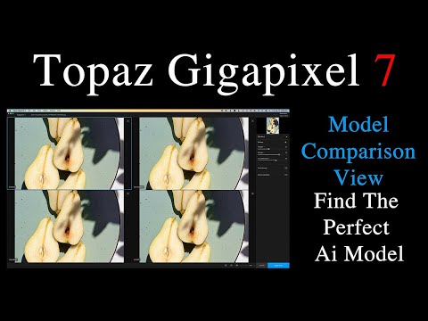 Find the Perfect Ai Model With TOPAZ GIGAPIXEL 7's Model Comparison View
