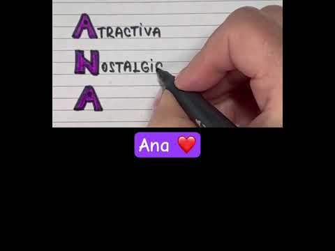 Significado del nombre ANA #nombre #significado #ana