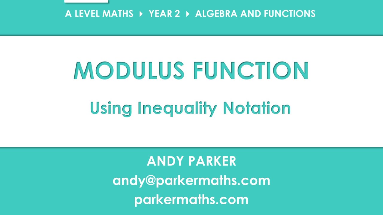 The Modulus Function » 6.1 Inequality Notation » Key Facts (A-Level Maths)