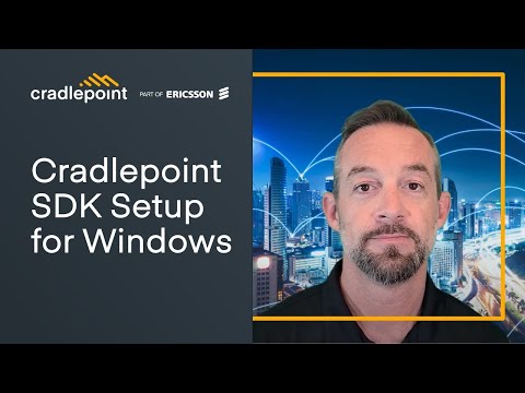 Cradlepoint SDK Setup for Windows