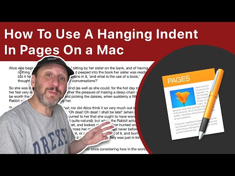 How To Use A Hanging Indent In Pages On a Mac