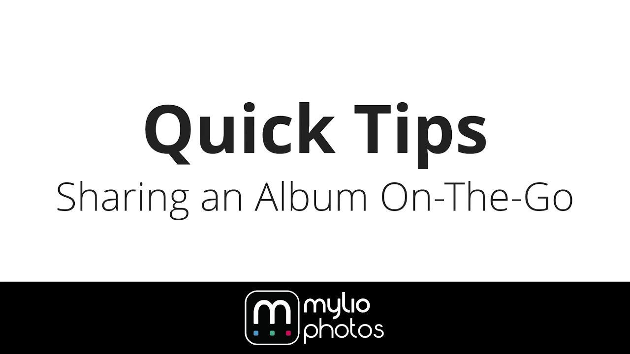 Sharing an Album On-The-Go